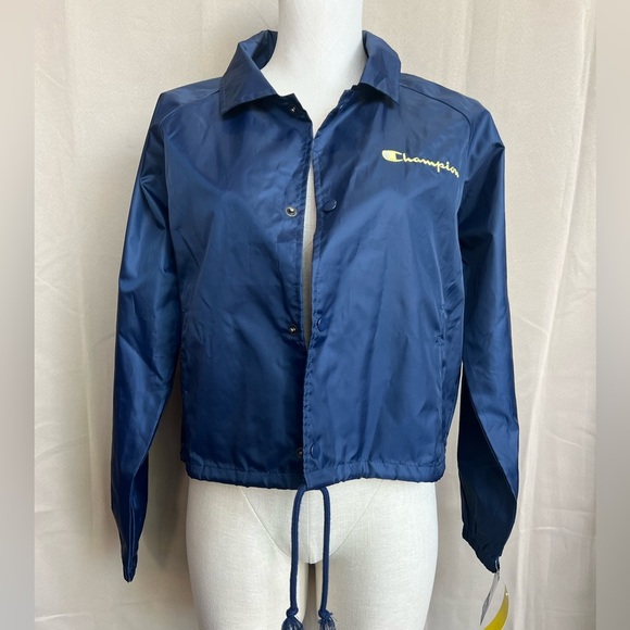 Champion | Jackets & Coats | Nwt Champion Athletic Navy Coaches Jacket ...